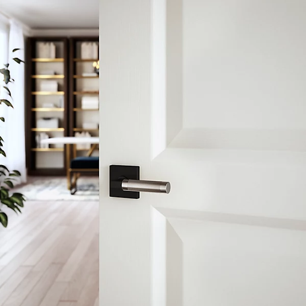 L030 KNURLED MIXED METAL LEVER SET – KimsHardware