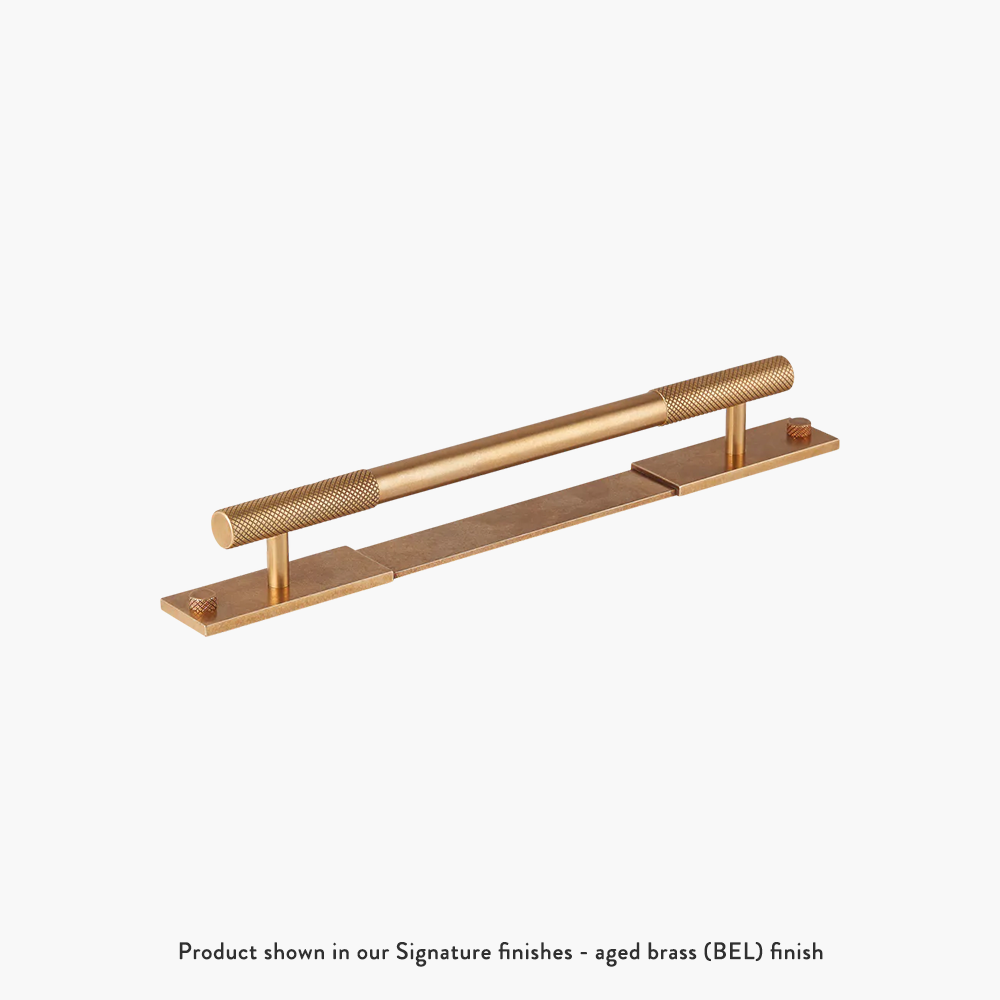 MIX Diamond Knurled Pull Handle & Backplate_Luxe finishes – KimsHardware